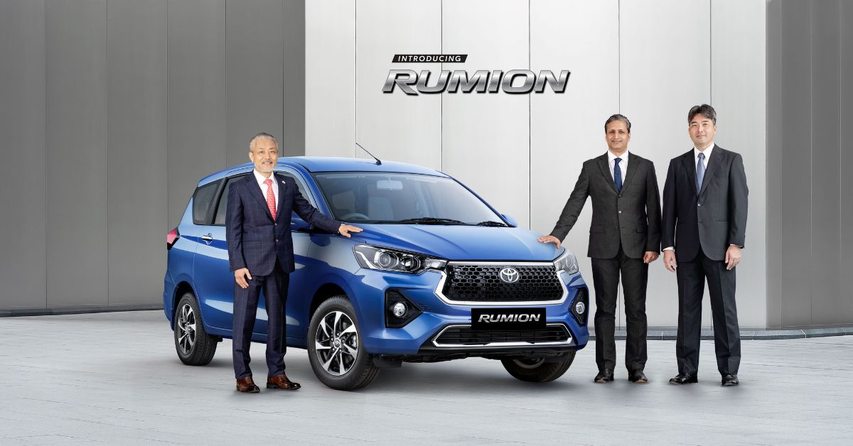 Toyota Kirloskar Motor Launches the All New Toyota Rumio - Car Quest India